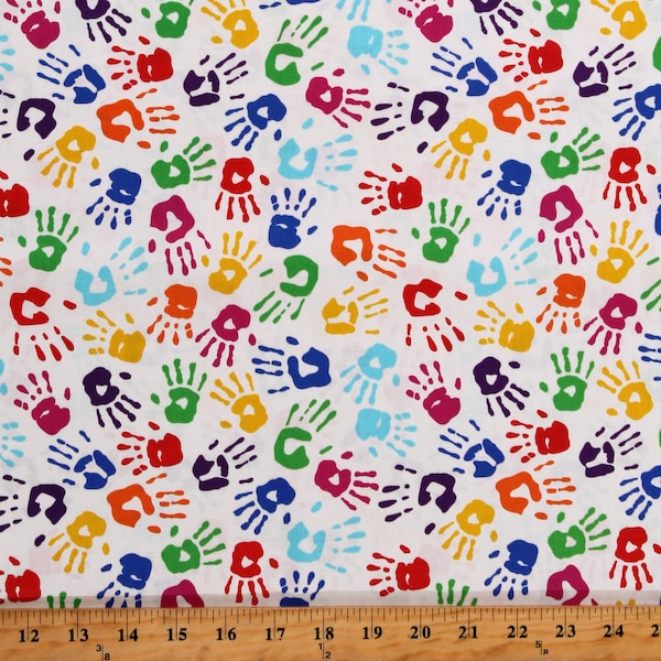 Hand Printed Fabric - Etsy