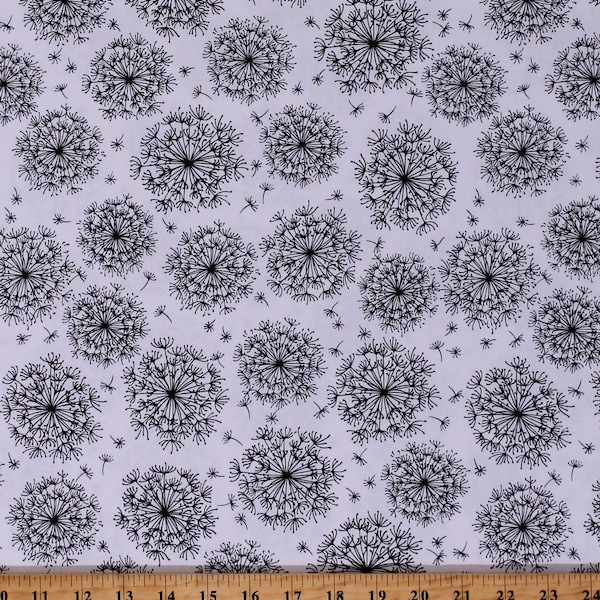 Dandelion Fabric - Etsy