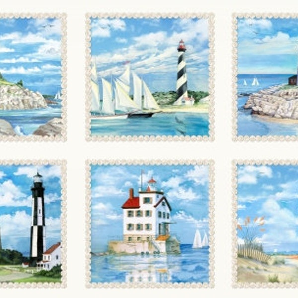 Nautical Fabric - Etsy