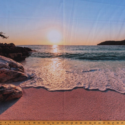 23.5 X 44 Panel Beach Sand Ocean Nature Landscape - Etsy