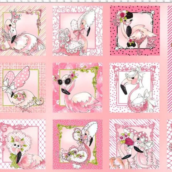 Flamingo Fabric - Etsy