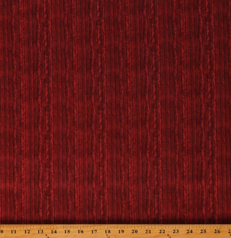 Cotton Red Boards Wooden Farm Barn Planks Burgundy Landscape Medley ...