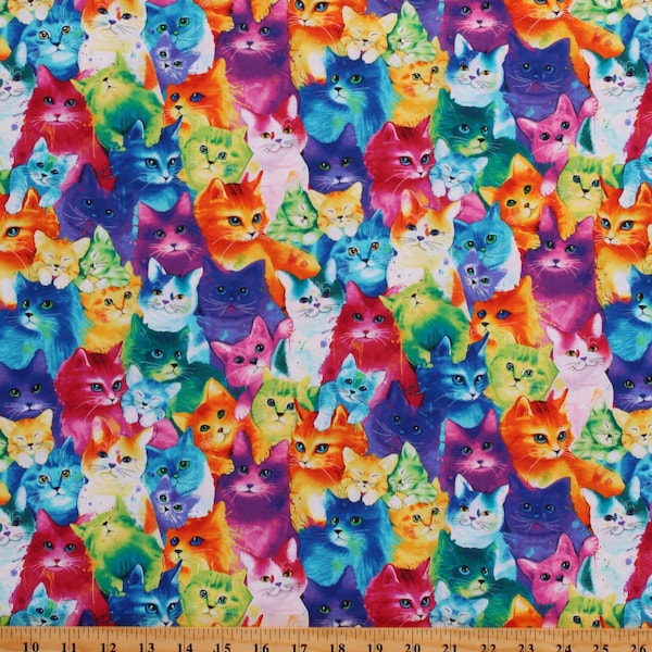 Cat Fabric - Etsy