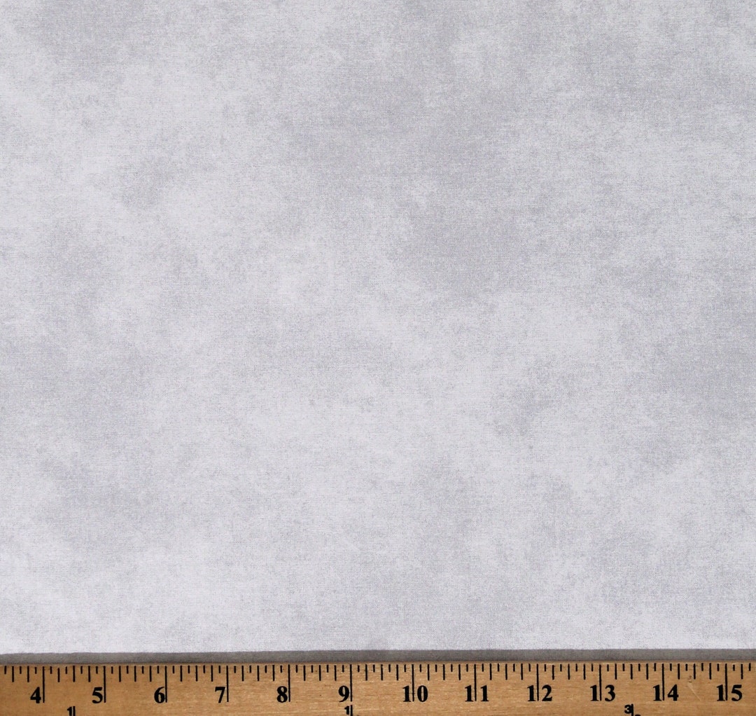 108" Wide Quilt Backing Light Gray Pale Grey Mottled Look Blender ...