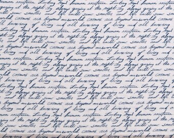 Love Letter Fabric Love Letter by Dearchickie Cursive Typography ...