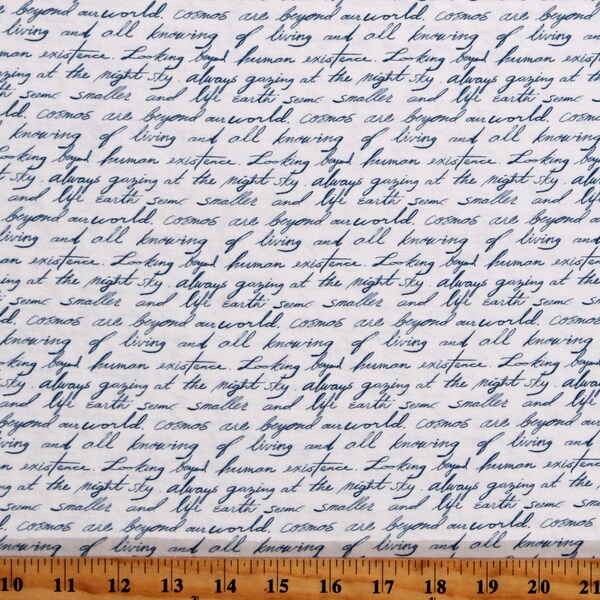 Handwriting Fabric - Etsy