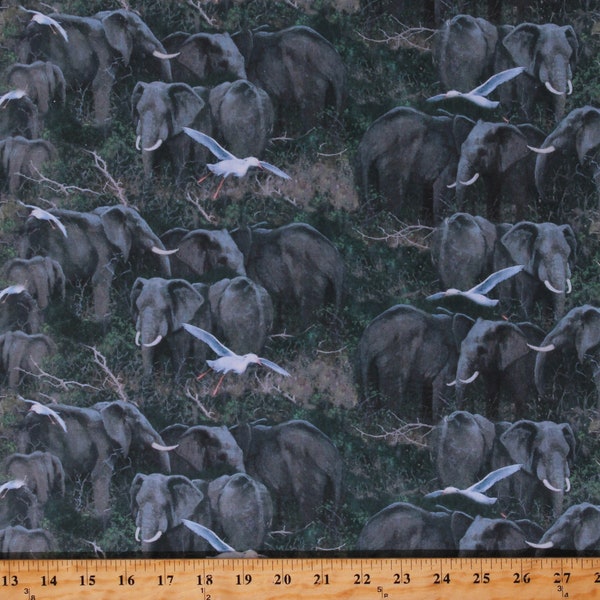 African Wildlife Fabric - Etsy