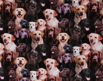 Labrador Retriever Fabric Black Lab Pet Quilt A Breed Quilt Pattern ...