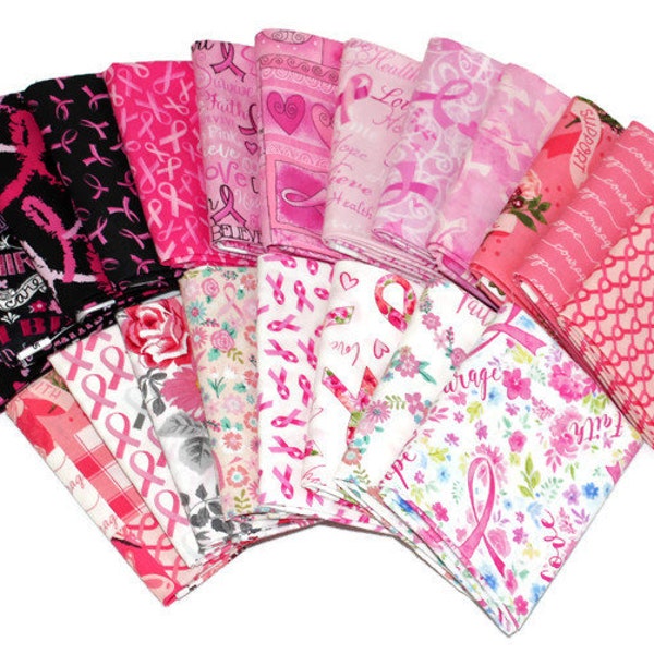 Breast Cancer Fabric - Etsy