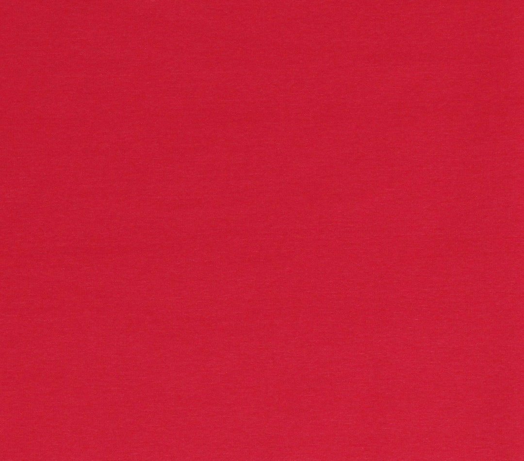 Rayon Blend Ponte' Double Knit Bright Red 4-way Stretch 60" Wide Rayon ...