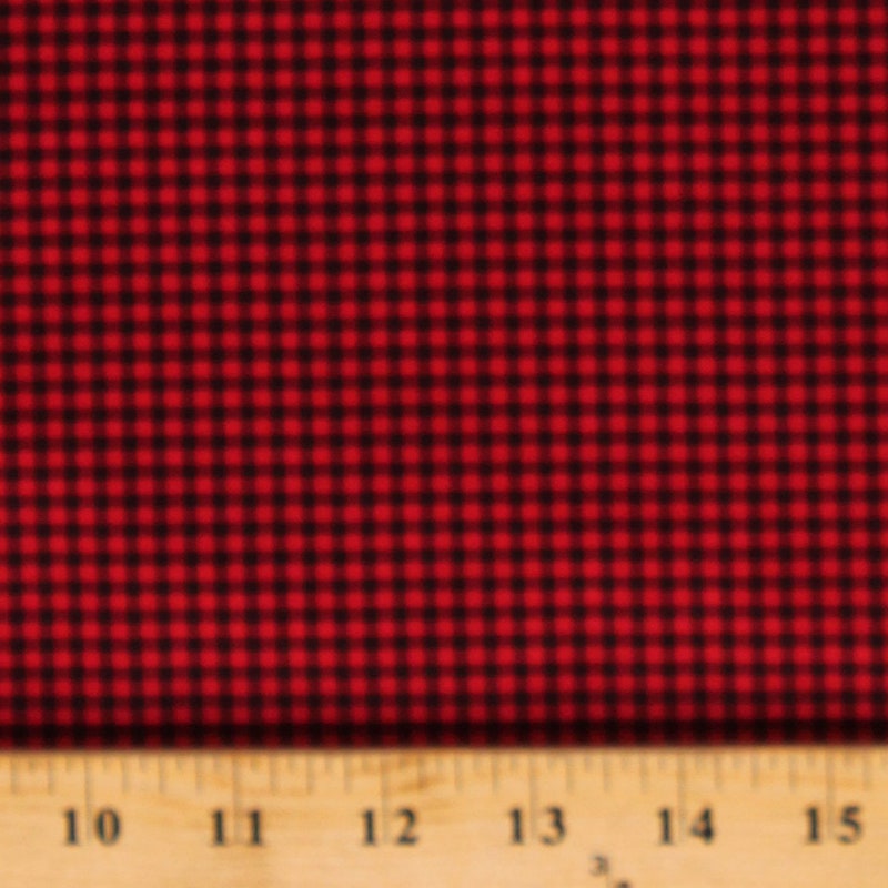 Red Gingham Check - Etsy