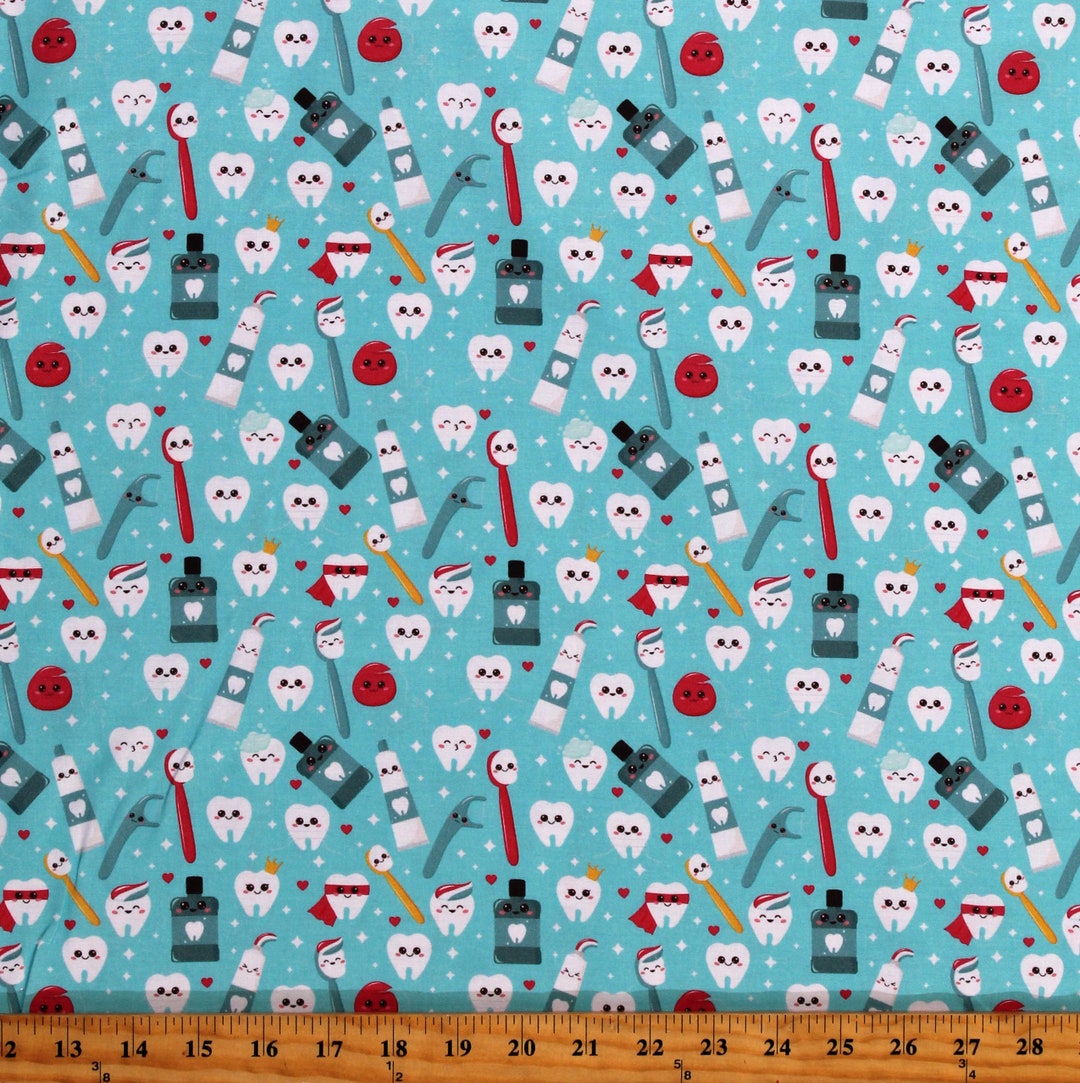 Cotton Dental Happy Teeth Aqua Toothpastes Toothbrushes Dental Floss ...