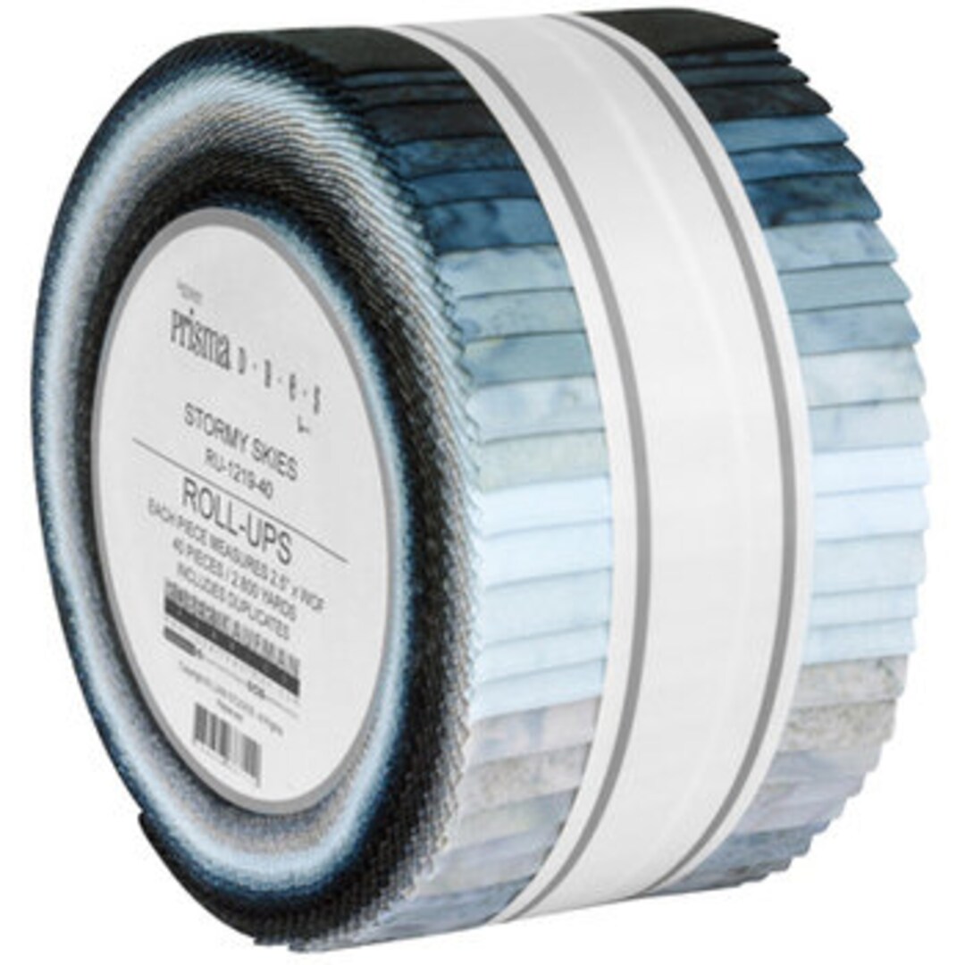 Jelly Roll Artisan Batiks Prisma Dyes Stormy Skies Lunn Studios Kaufman ...