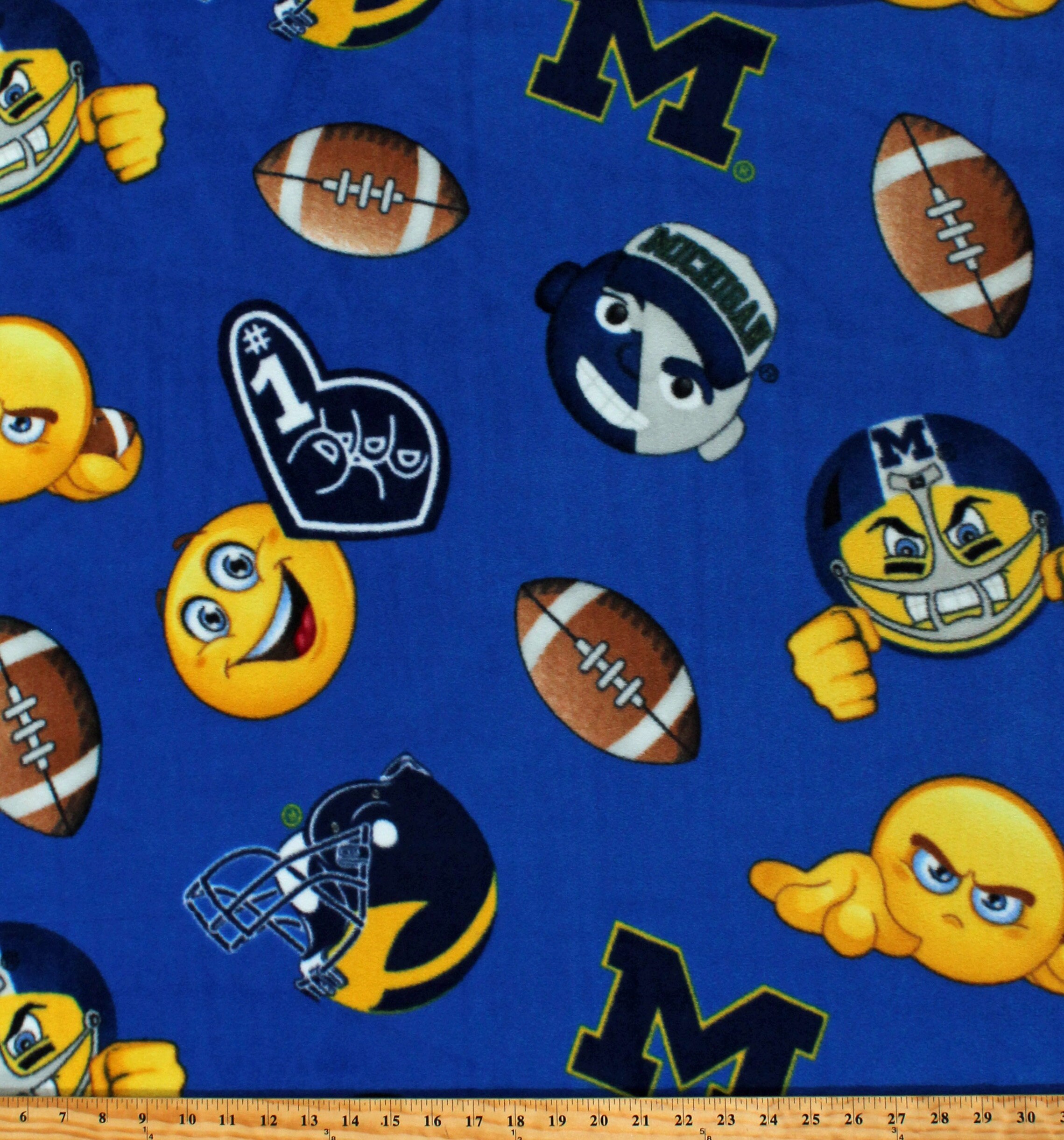 Ok College Football Fleece Material