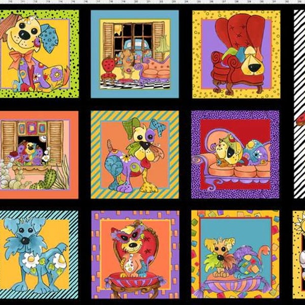 Dog Fabric Panels - Etsy