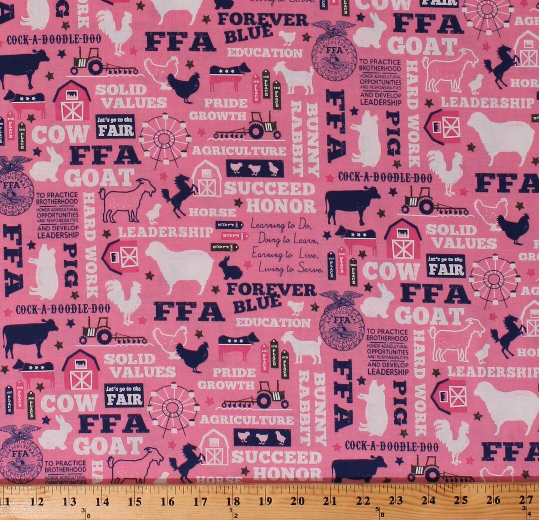 Cotton FFA Future Farmers of America Forever Blue Quotes Motto ...