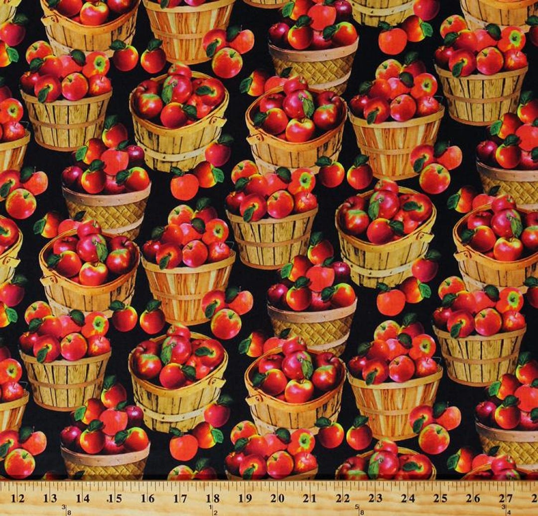Cotton Apple Baskets Bushels of Apples Orchard Harvest Fall Autumn ...