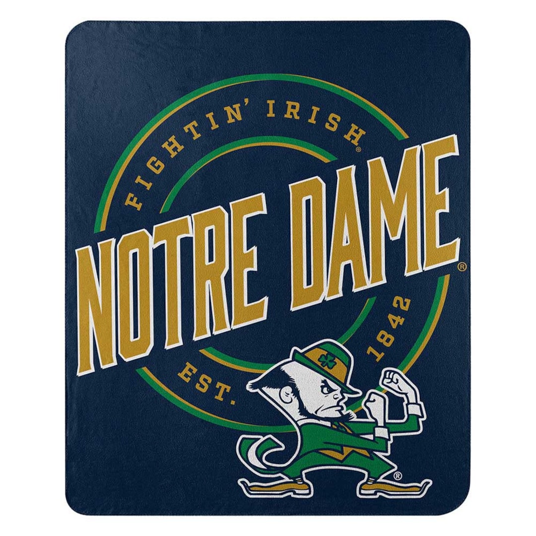 Officially Licensed Northwest Fleece Throw University of Notre Dame ...