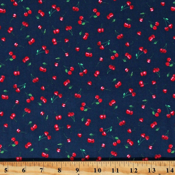 Cherry Fabric - Etsy