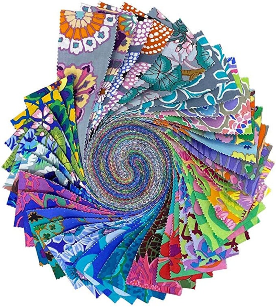 Jelly Roll - Kaffe Fassett Collective February 2023 Lighter Freespirit Design Roll 2.5" Strips ...