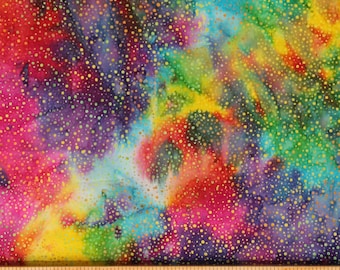 Rainbow Pixelated Tie Dye Magical Galaxy Fabric Rainbow Grid - Etsy
