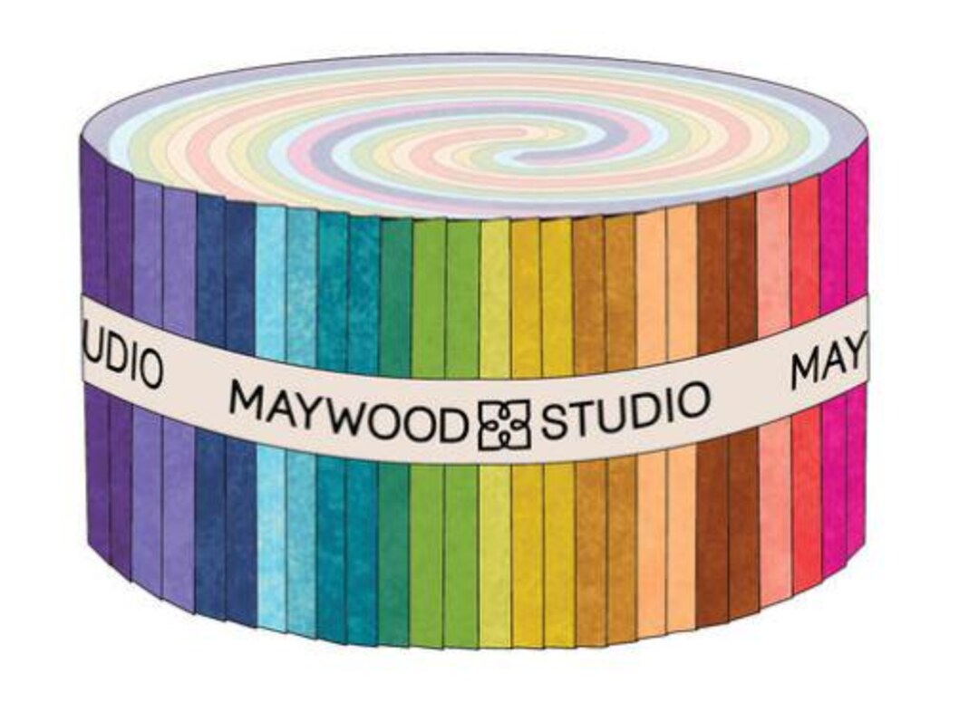 Jelly Roll - Shadow Play Spectrum Maywood Studio Blenders 2.5" Fabric ...