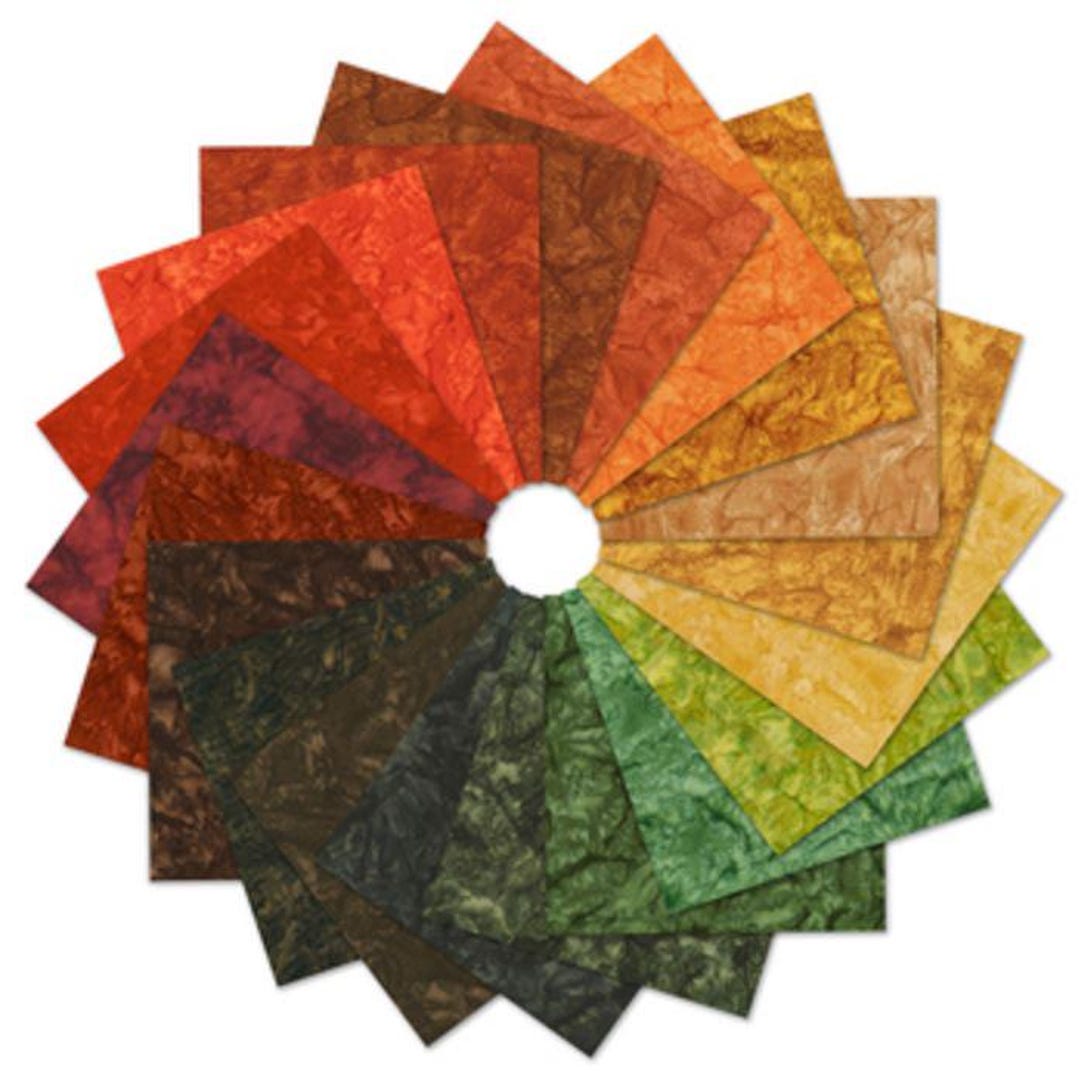 Jelly Roll - Artisan Batiks Prisma Dyes Autumn Colorstory Fall Colors 2 ...