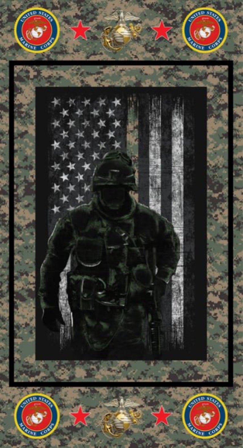 24 X 44 Panel United States Marine Corps Marines - Etsy