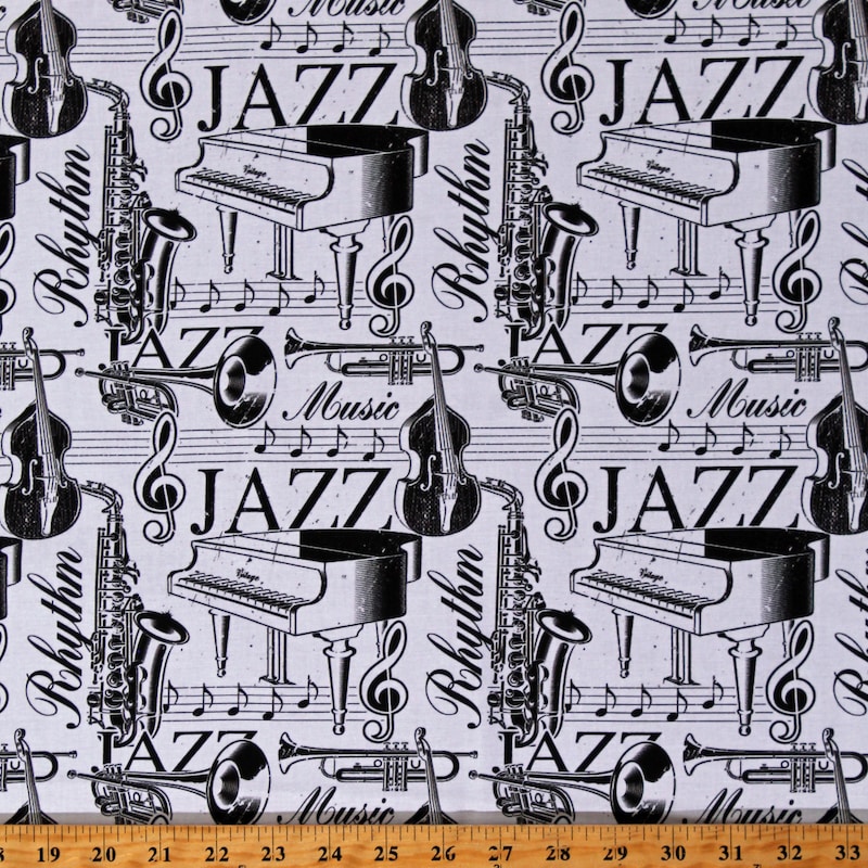 Music Fabric - Etsy