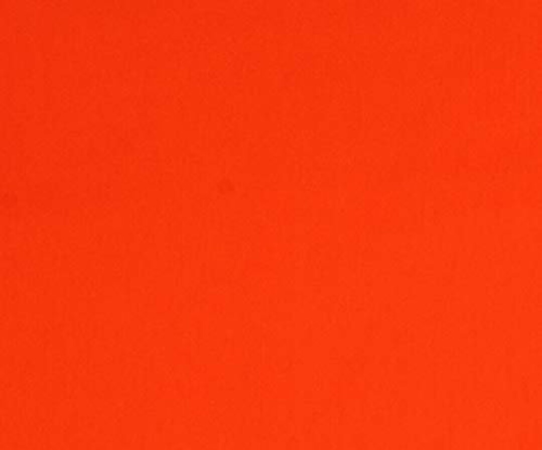 Fleece Single-face Blaze Fleece Bright Orange Solid Color Fleece Fabric ...