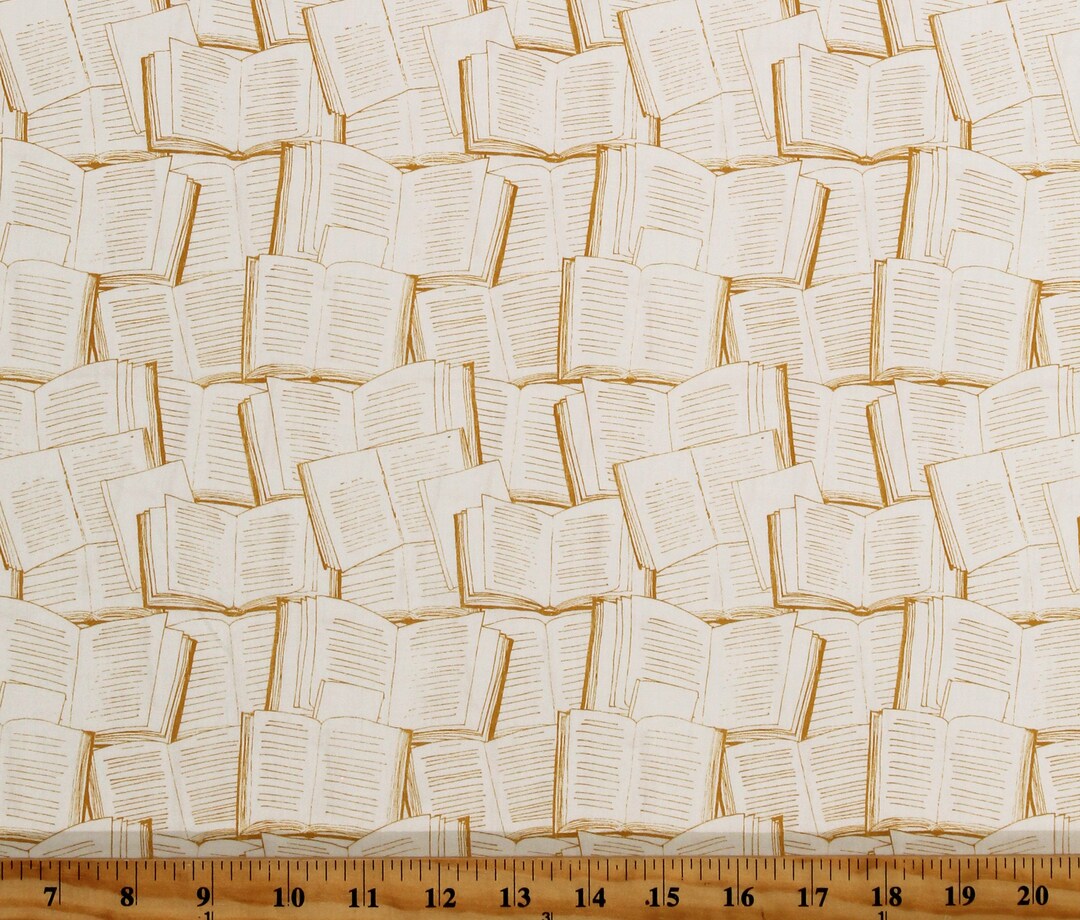 Cotton Books Pages Reading Library Listen to Your Heart Ivory Cotton ...