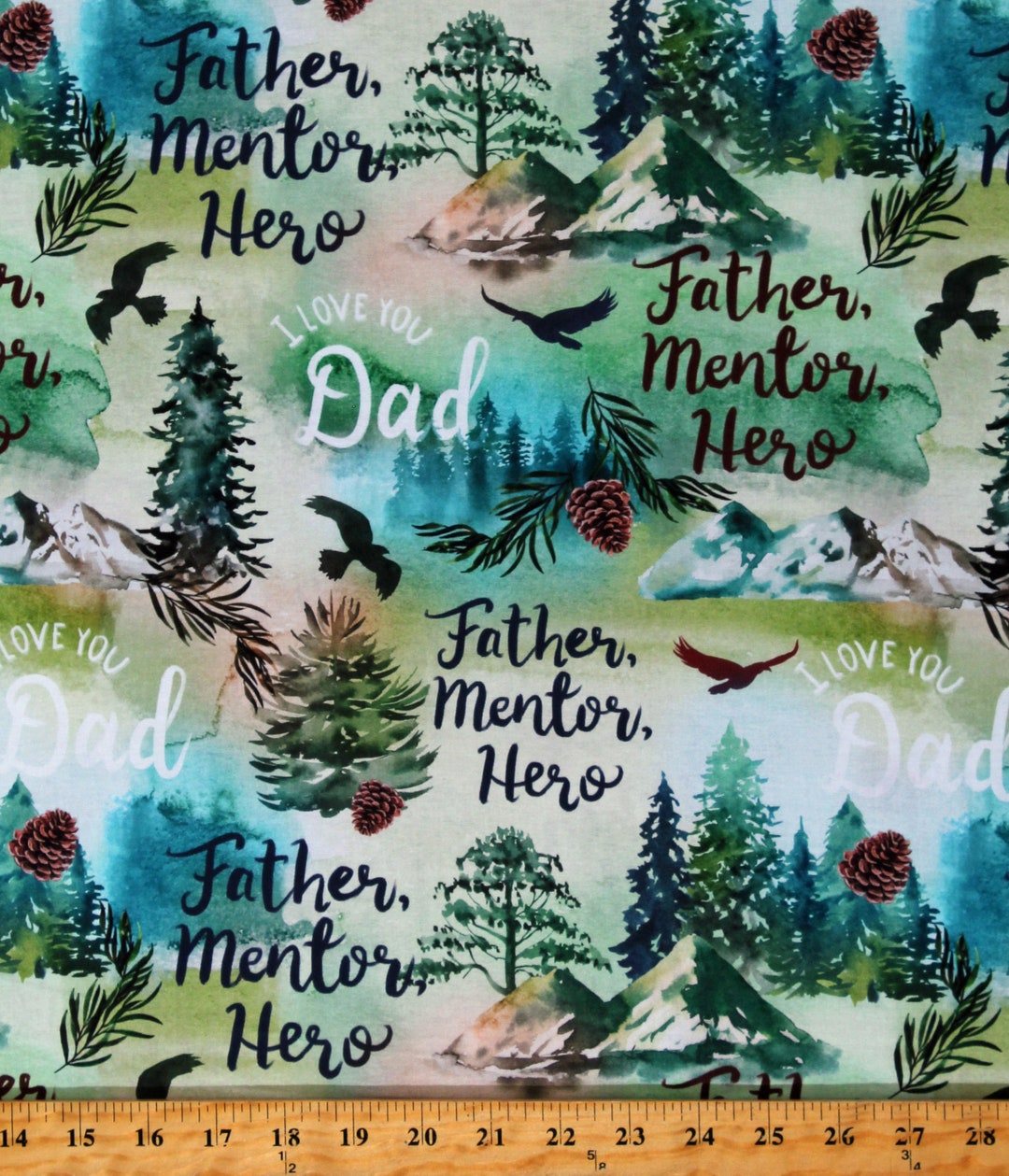 Cotton I Love You Dad Father Mentor Hero Father's Day Northwoods ...