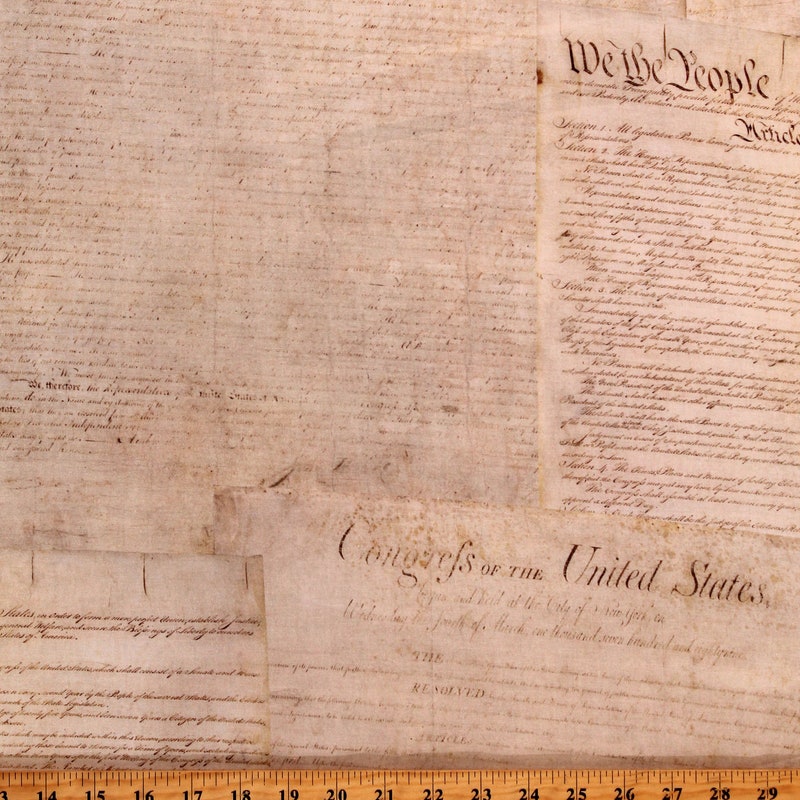 Constitution Fabric - Etsy