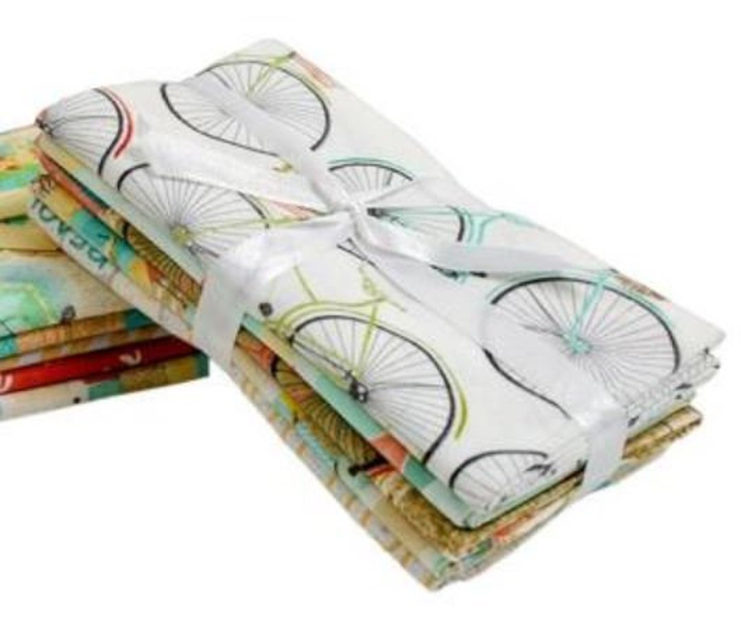 5 Count Fat Quarters - Seasonal Summer Beach Vacation Quilter's Cotton ...