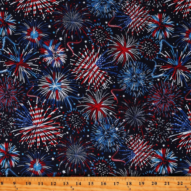 Firework Batik Fabric - Etsy