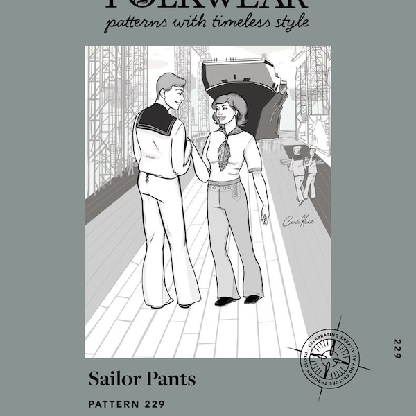 Sailor Pants Pattern - Etsy