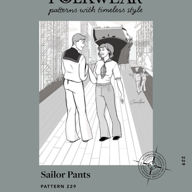 Sailor Pants Pattern - Etsy