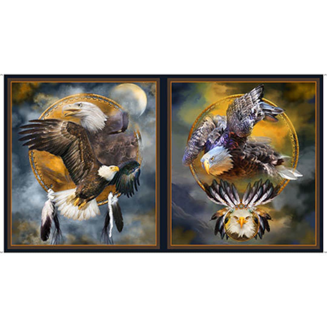 24" X 44" Panel Bald Eagles Birds Animals Eagle Dreams Eagle Picture ...