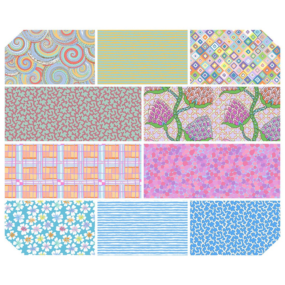 Fat Quarter Bundle Kaffe Fassett Collective February 2024 Pastels ...
