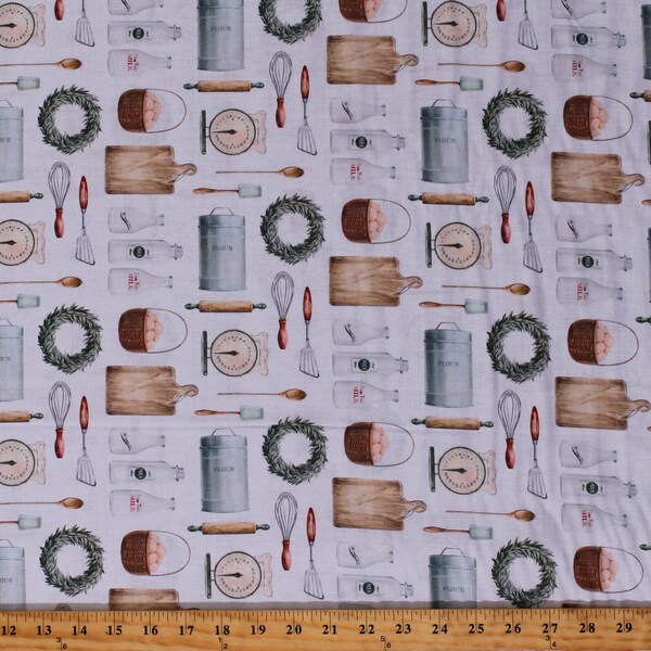 Retro Kitchen Fabric - Etsy
