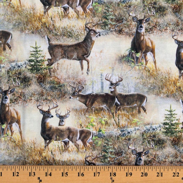 Deer Fabric - Etsy