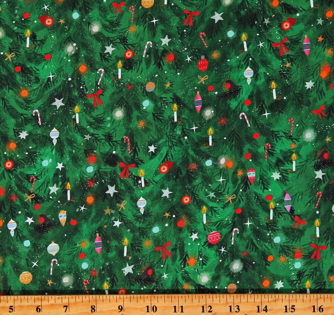 Cotton Christmas Tree Branches Ornaments Holidays Winter Jingle Pals ...