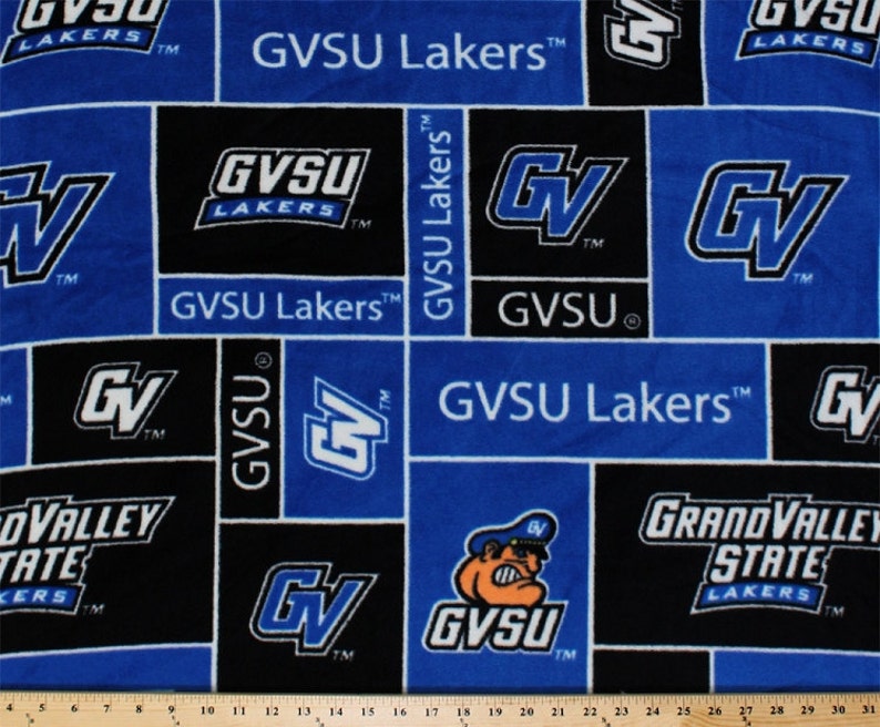Fleece Grand Valley State University Lakers GVSU College Royal Blue ...