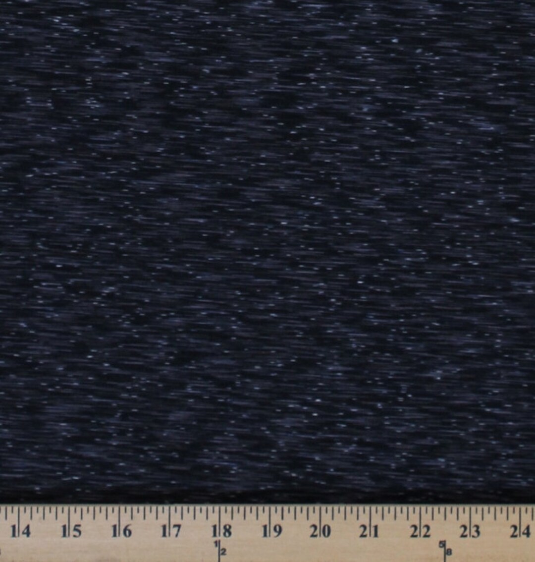 4-way Stretch Strata Performance Black Gray Space Dye Knit Fabric by ...