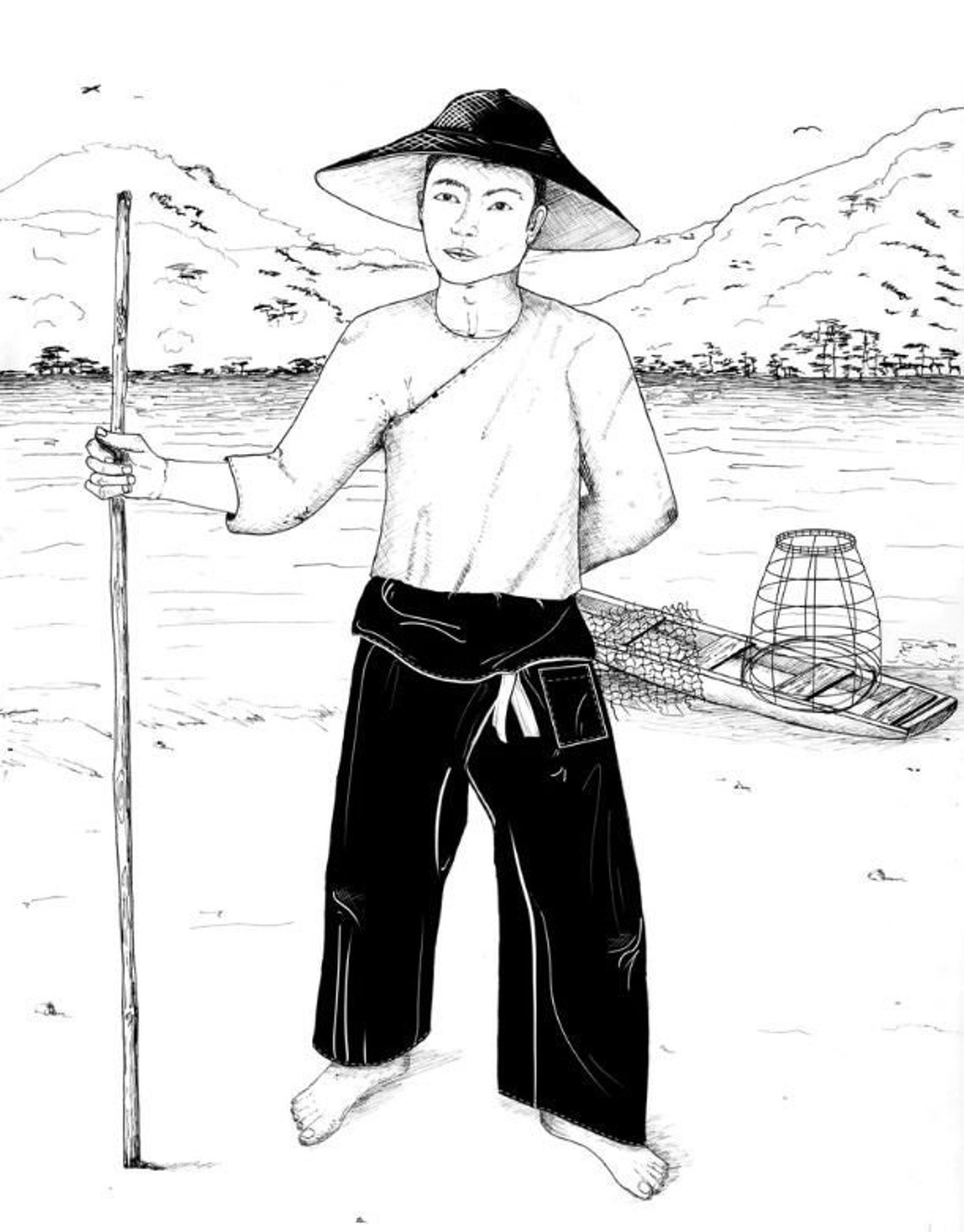 Folkwear Thai Fisherman Pants #161 Sewing Pattern (pattern Only ...