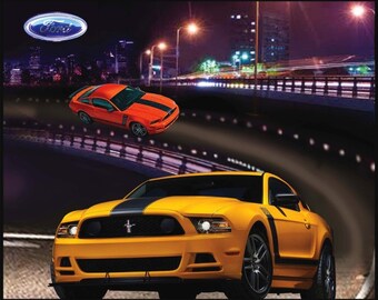 Ford Mustang Fabric - Etsy