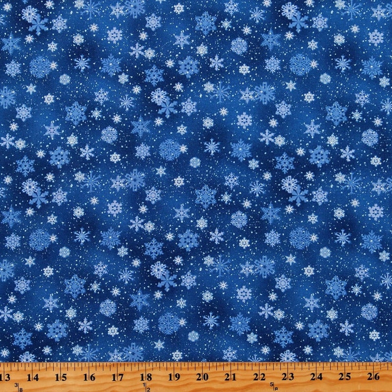 Fleece Blue Snowflake - Etsy