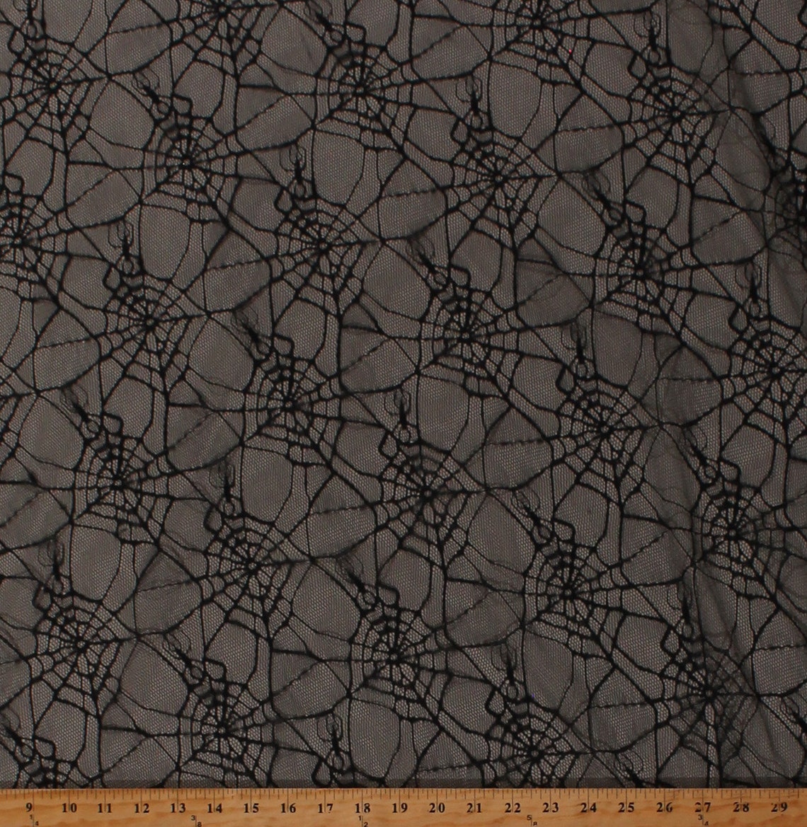 Soft Lace Spiderwebs Spiders Black Lace Fabric by the Yard - Etsy