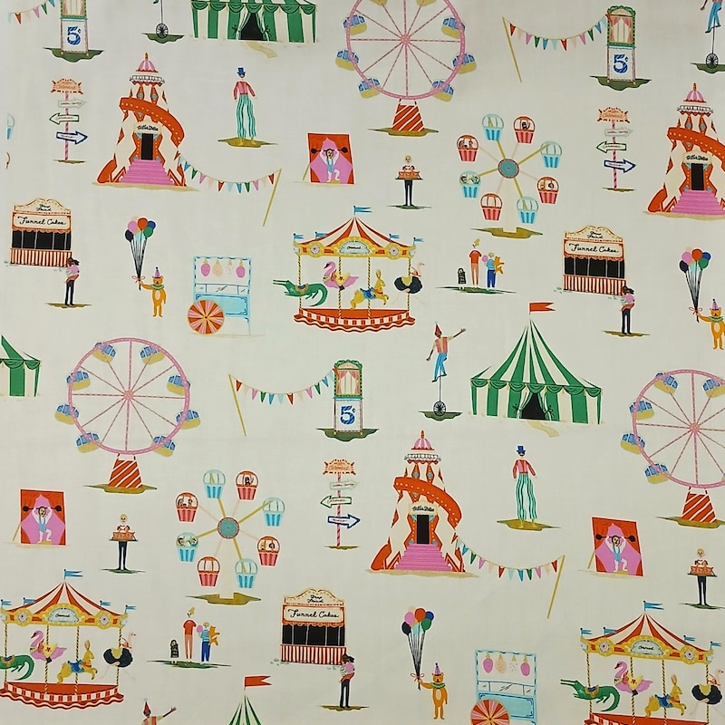 Carnival Fabric Print - Etsy