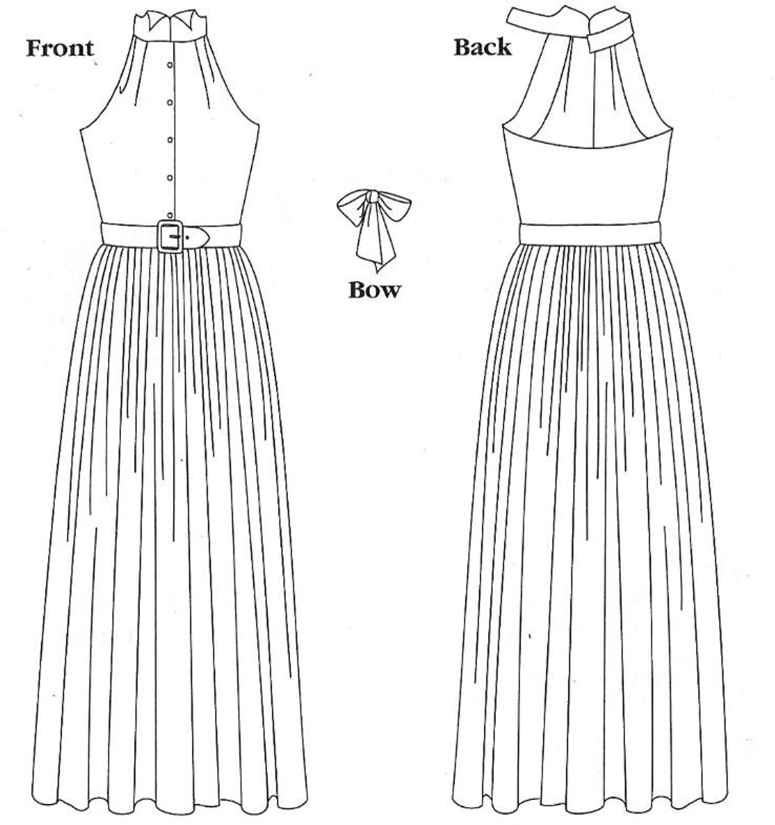 Folkwear 258 Town Country Dress Floor Length Halter Dress Etsy folkwear-258-town-country-dress-floor-length-halter-dress-etsy